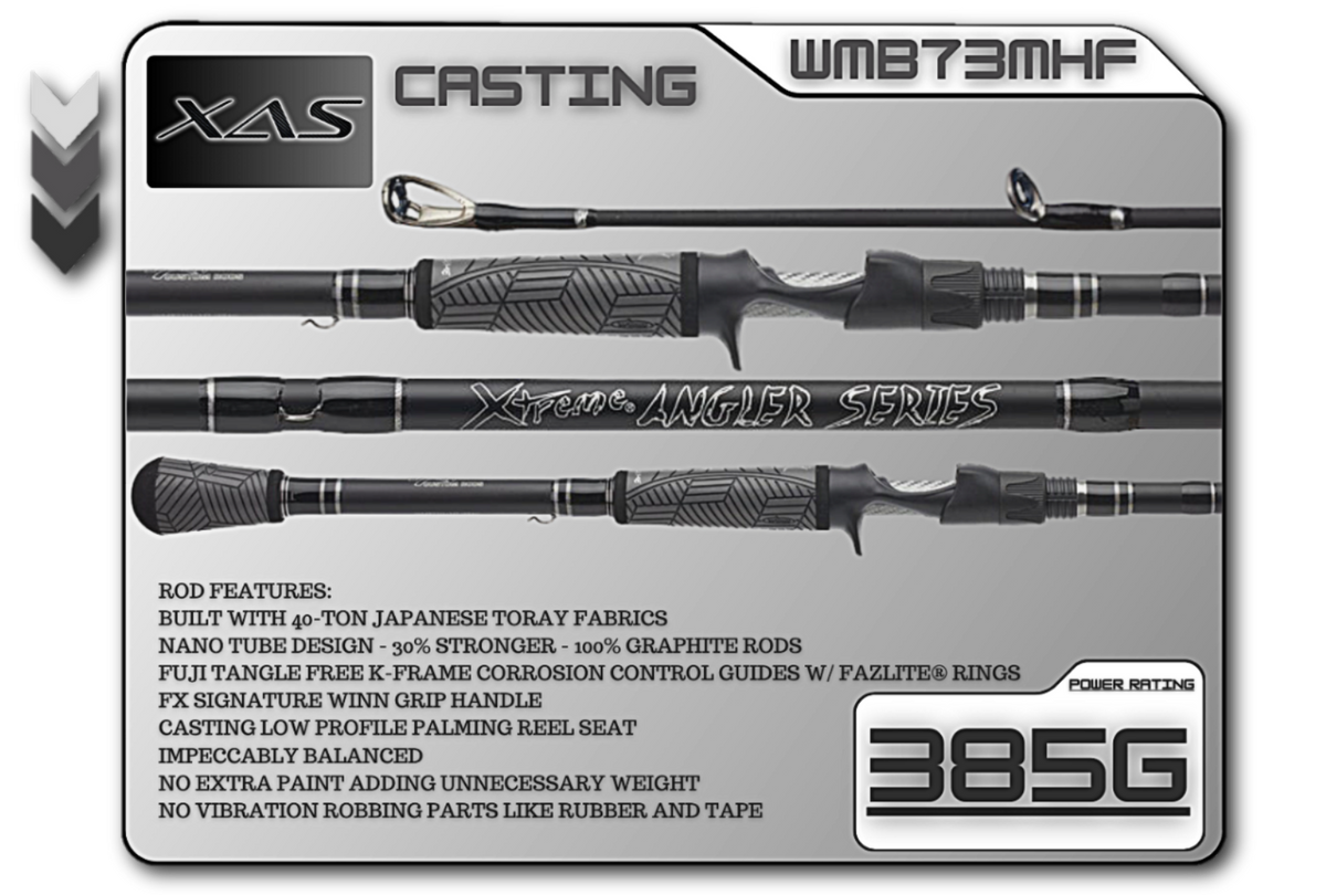 Buy 7'3 Medium Heavy Casting Rod from FX Custom Rods – Fish Xtreme Rods