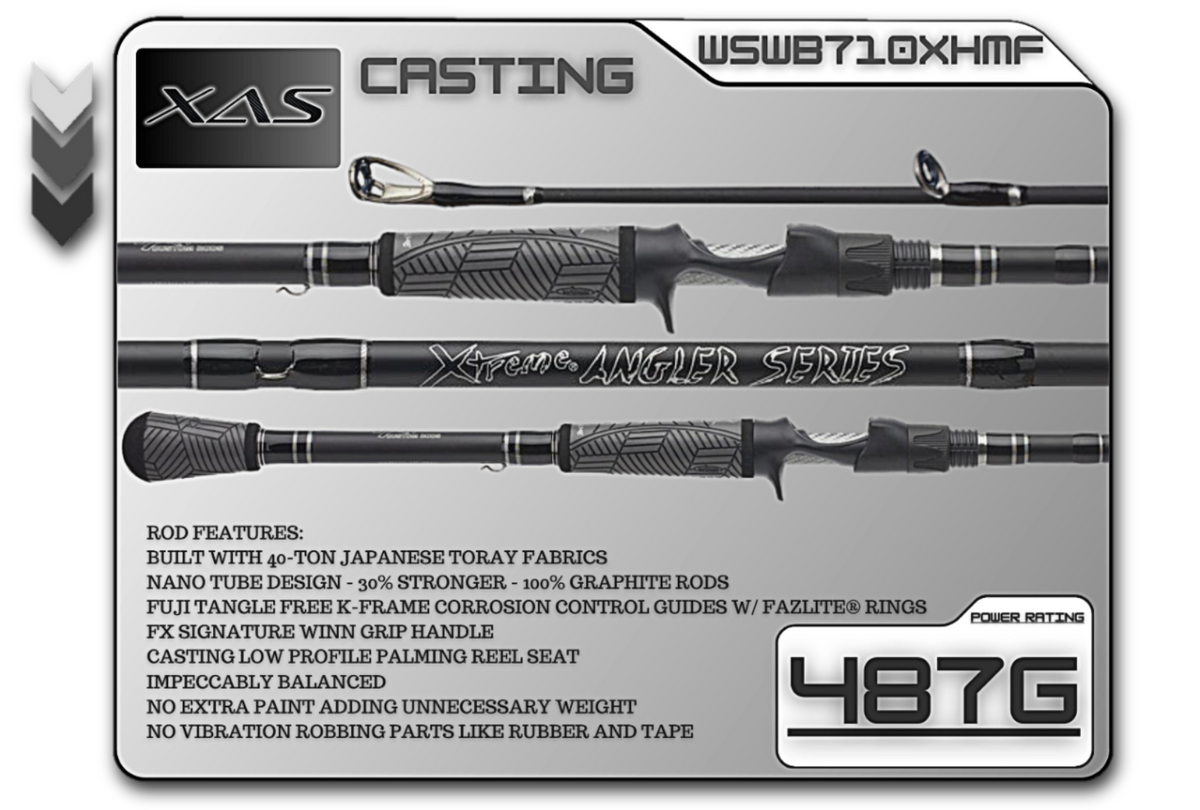 Buy 7'10" Xtra-Heavy Mod-Fast Rods from Fish Xtreme Rods